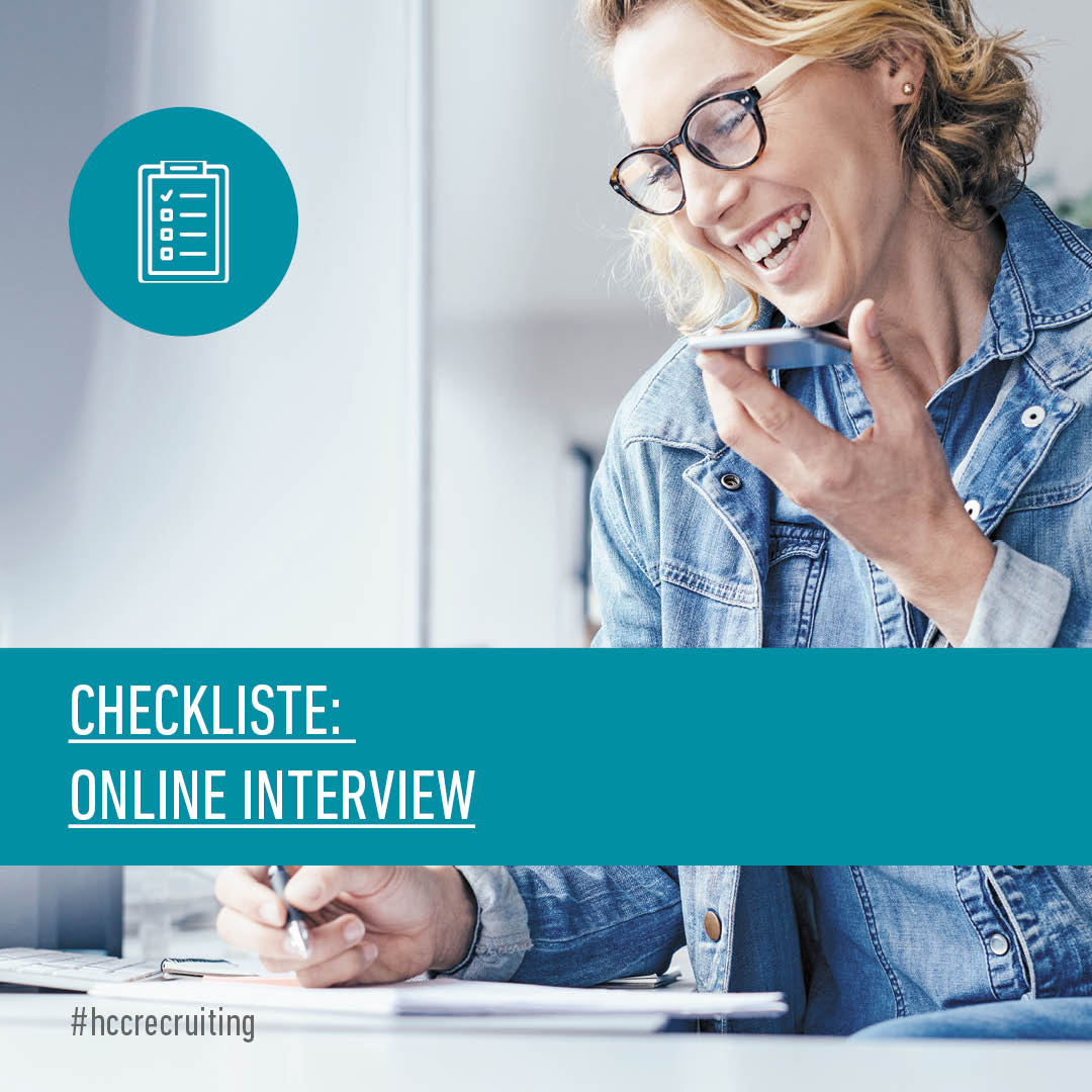 Erfolgreich bewerben: Die Checkliste für Online Interviews - HealthCareConsulting Group